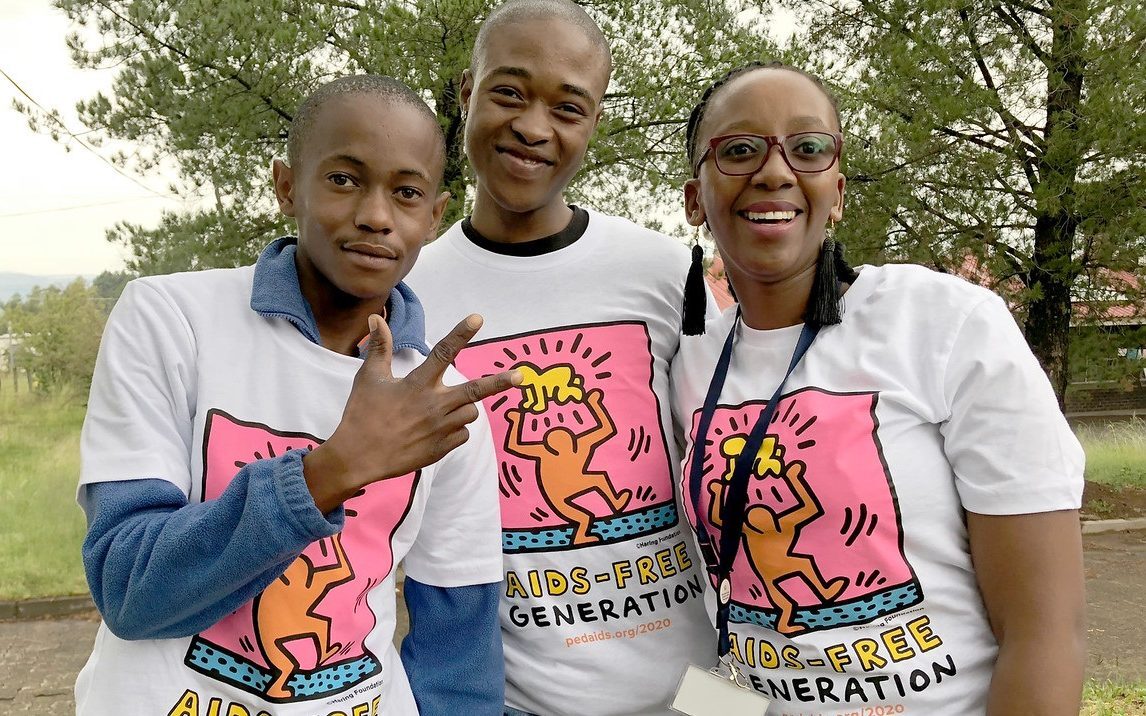 Lesotho_AIDS-free generation shirts - Elizabeth Glaser Pediatric AIDS ...