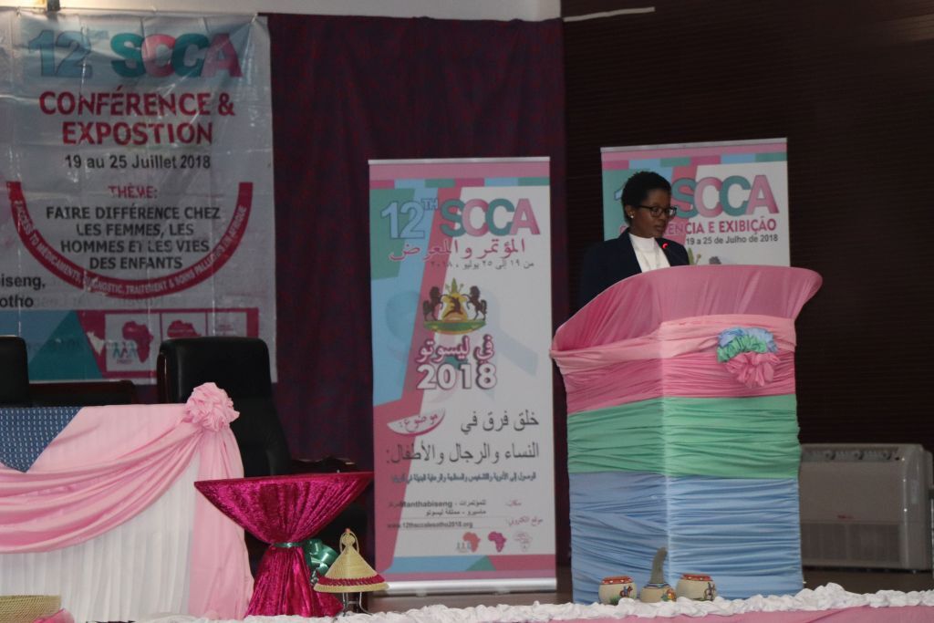 EGPAF Country Director presenting during the cancer conference in ...