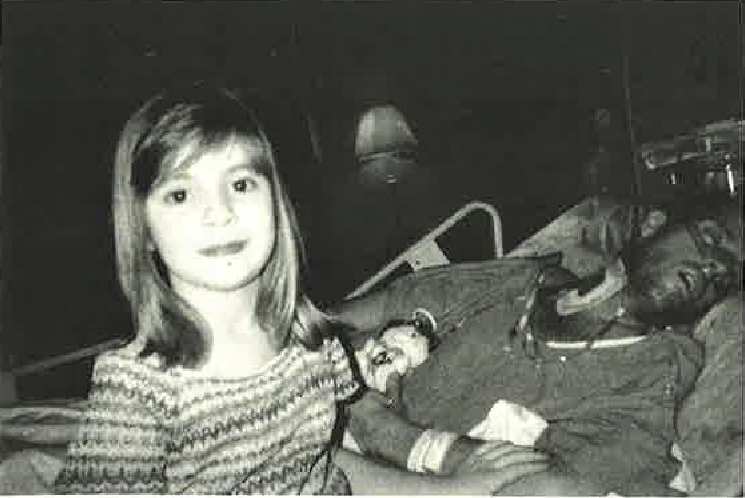 Paige and her father - Elizabeth Glaser Pediatric AIDS Foundation