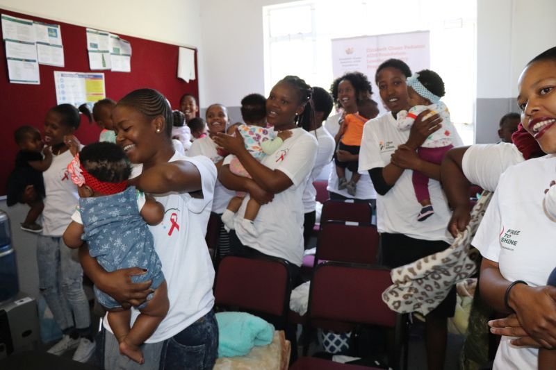 young mothers at adolescent corner at Queen Elizabeth II hospital ...