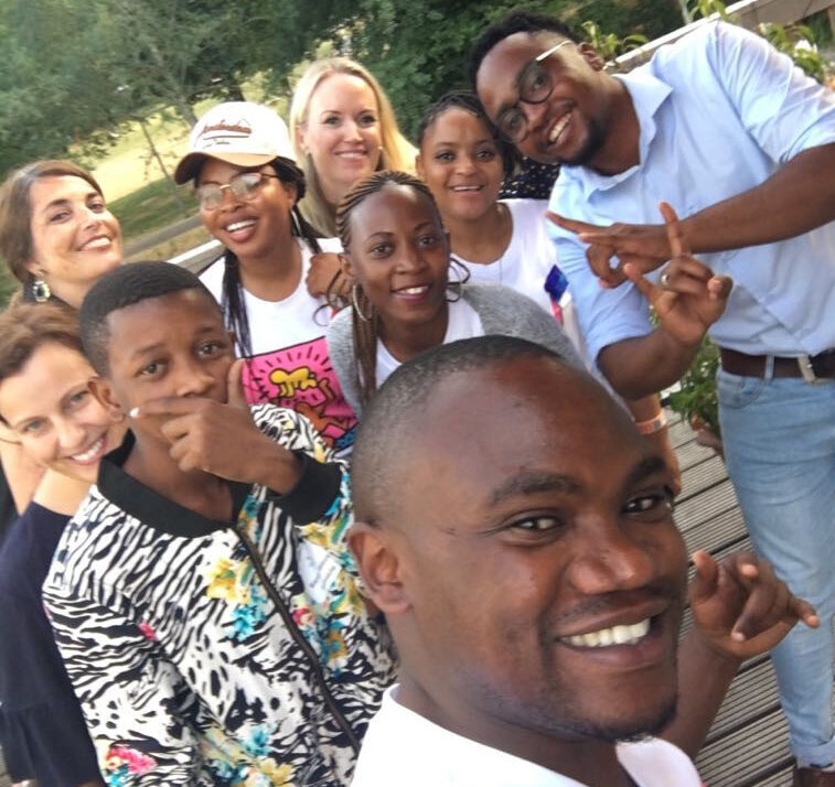 Kananelo and other EGPAF Ambassadors during 2018 AIDS Conference ...