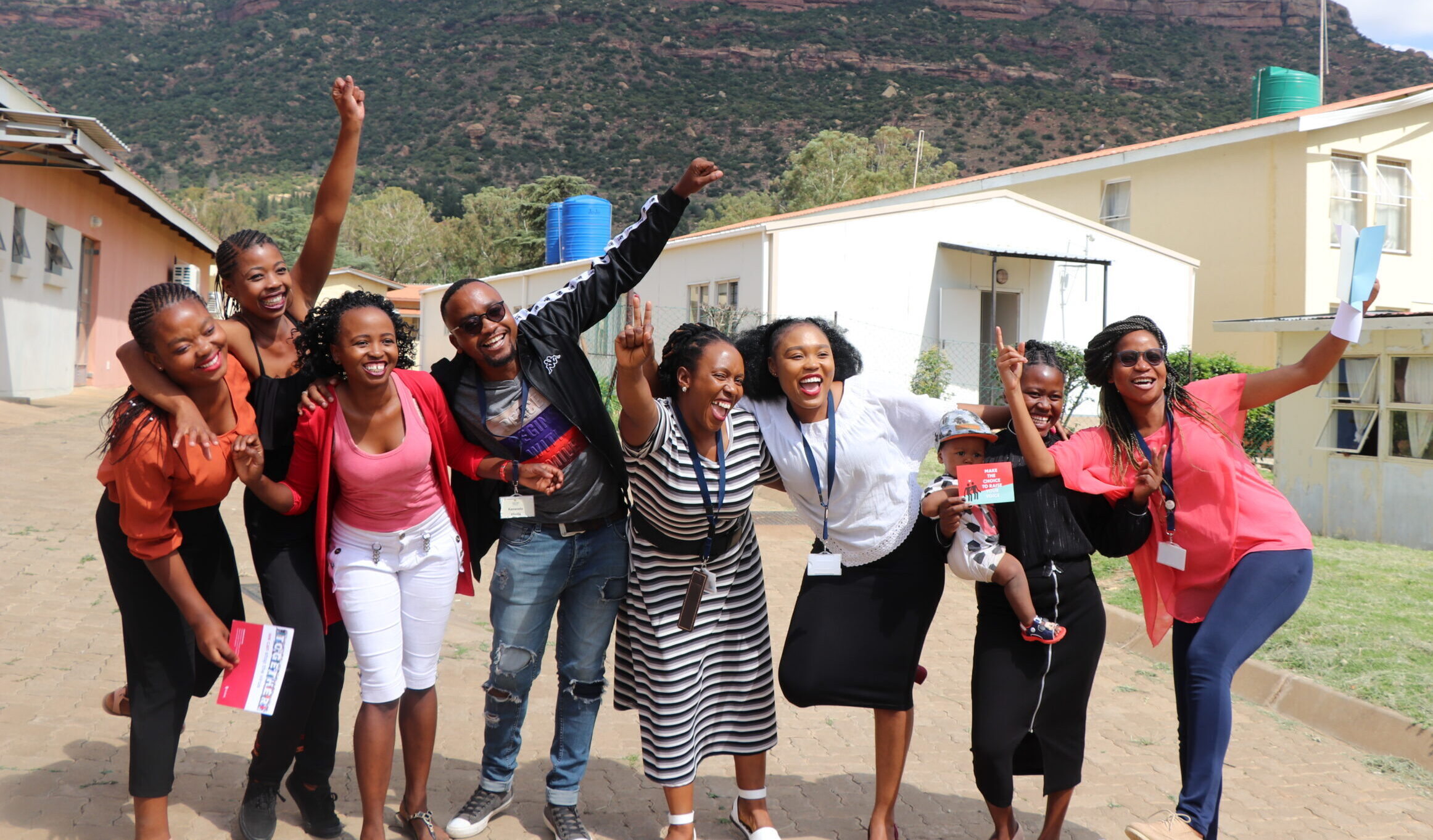 Malehlohonolo, PSG members at Scott hospital morija and adolescent HCW ...